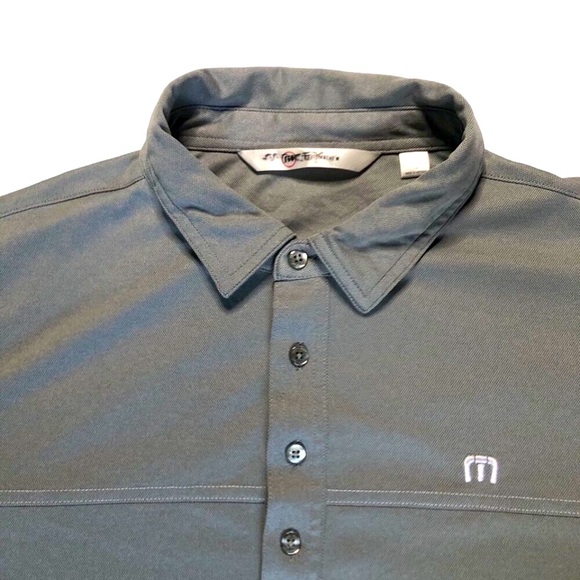 Travis Mathew | Shirts | Travis Mathew Mens L Golf Polo Shirt Gray ...
